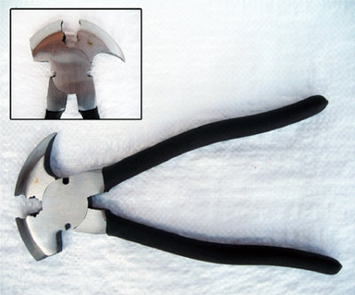 Heavy Duty Fencing Pliers 250MM (WIre Cutter Hammer Staple Remover ...