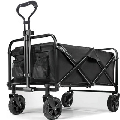 Heavy Duty Foldable Camping Outdoor Garden Trolley Cart Wagon Truck ...