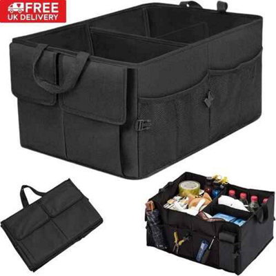 Heavy Duty Foldable Car Boot Organiser Portable Storage Tidy