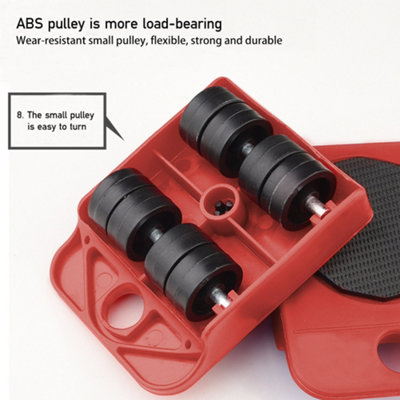 Heavy Duty Furniture Lifter with 4 Sliders for Easy Moving (Load ...