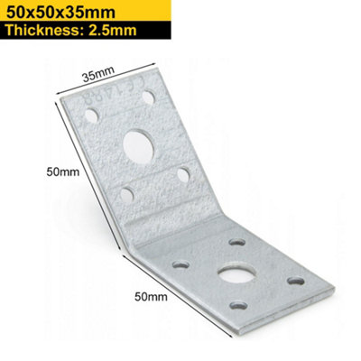 Heavy Duty Galvanised 135 Degrees Angle Bracket - 135 Corner Brace ...