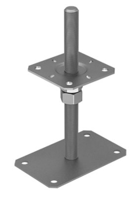 Heavy Duty Galvanised BOLT DOWN POST SUPPORT Fence Foot Pergola Anchor ...
