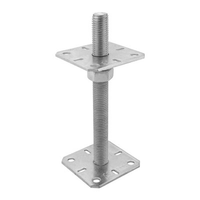 Heavy Duty Galvanised Height Adjustable Pergola Post Support ...