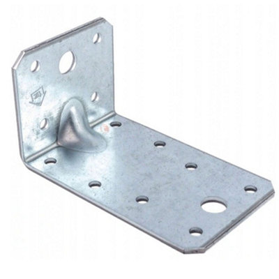 Heavy Duty Galvanised Reinforced Angle Bracket - Corner Brace ...