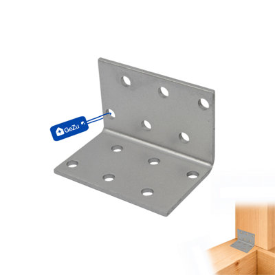 Heavy Duty Galvanised Steel Angle Bracket Corner Bracket Corner Brace ...