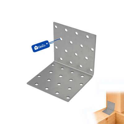 Heavy Duty Galvanised Steel Angle Bracket Corner Bracket Corner Brace ...