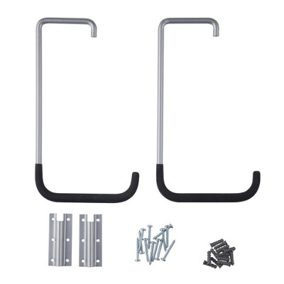 Heavy Duty Garage Rafter Ceiling and Wall Storage Hooks for Bikes or Ladders by ClosetMaid