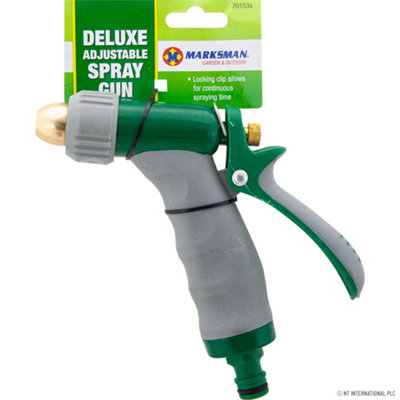 Heavy Duty Garden Adjustable Spray Gun Pistol Grip Trigger Sprinkler ...
