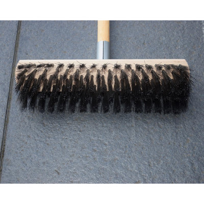 Buy Heavy Duty Garden Broom Metal Wire Bristles Outdoor 30cm / 12 ...