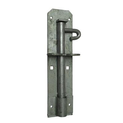 Heavy Duty Gate Bolt Galvanised 8" (Sliding Pad Lock Latch Garage Door ...