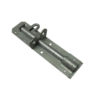 Heavy Duty Gate Bolt Galvanised 8" (Sliding Pad Lock Latch Garage Door ...