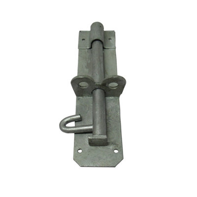 Heavy Duty Gate Bolt Galvanised 8" (Sliding Pad Lock Latch Garage Door ...