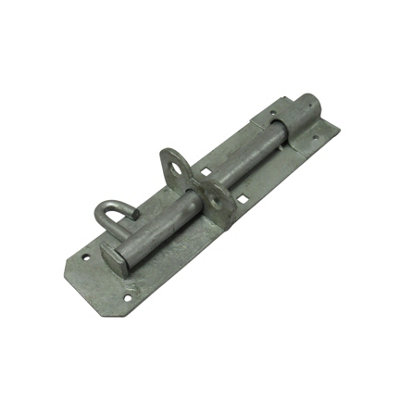 Heavy Duty Gate Bolt Galvanised 8" (Sliding Pad Lock Latch Garage Door ...