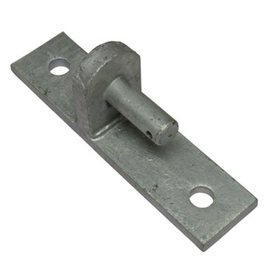 Heavy Duty Gate Hanger Hook Plate X2 (Galvanised Rectangle Pin Hinge)