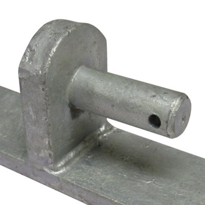 Heavy Duty Gate Hanger Hook Plate X2 (Galvanised Rectangle Pin Hinge)