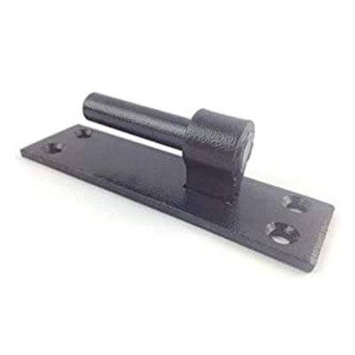Heavy Duty Gate Hooks 2 PAIRS for Band Gate Hinge Brackets 16mm Pin Black