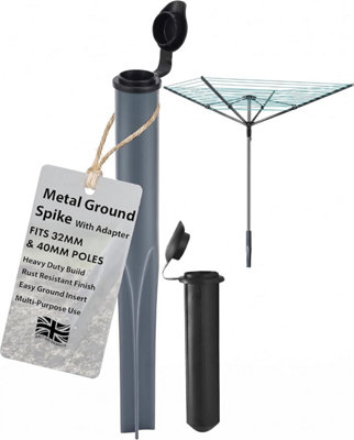 Heavy Duty Ground Spike with Cover