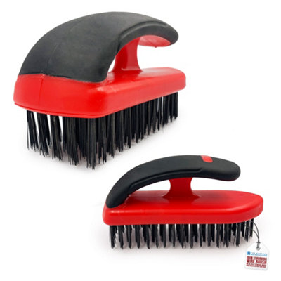 Heavy Duty Hand Block Wire Stiff Metal Brush for Rust Removal ...