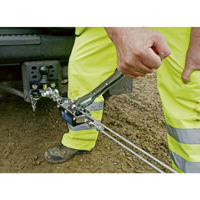 Heavy-Duty Hand Operated Power Puller with 1000kg Capacity and Ratchet ...