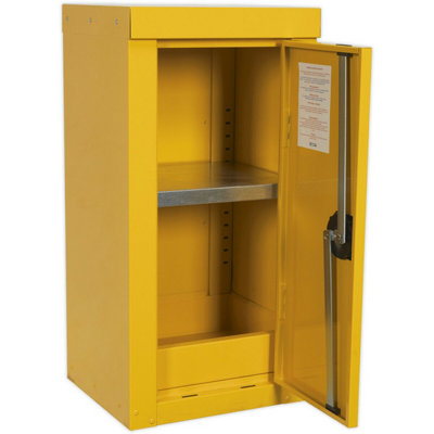 Heavy-Duty Hazardous Substance Cabinet with Key Lock - 350mm x 300mm x ...