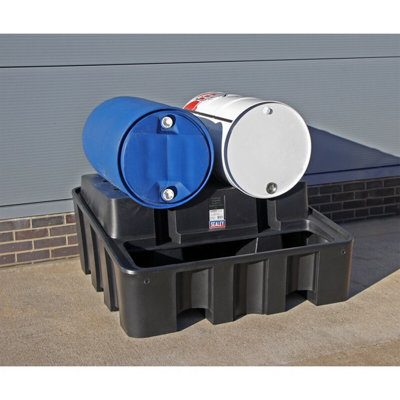 Heavy Duty Horizontal Drum Storage Rack with 450L Spill Tray for Safe ...