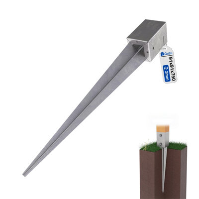 Heavy Duty Hot Dip Galvanised Post Support - Fence Holder - Anchor ...