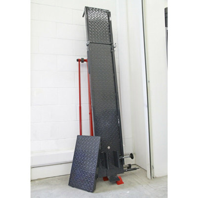 Heavy Duty Hydraulic Motorcycle Lift - 450kg Capacity - Front Wheel ...