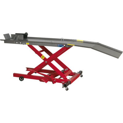 Heavy Duty Hydraulic Motorcycle Lift with 365kg Capacity and Adjustable ...
