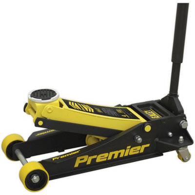 Heavy-Duty Hydraulic Trolley Jack with 4000kg Capacity and 533mm Lift ...