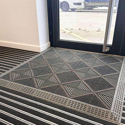Heavy Duty Interlocking All Season Modular Commercial Entrance Mats ...