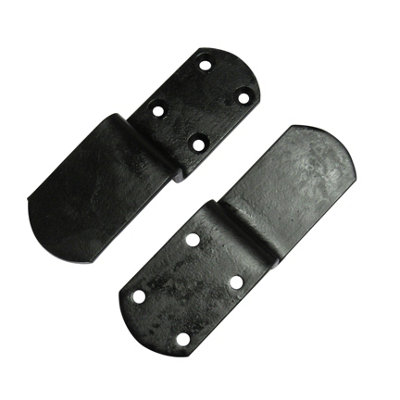 Heavy Duty Kick Over Latch - Black (Stable Door Kickover Catch Gate Lock)