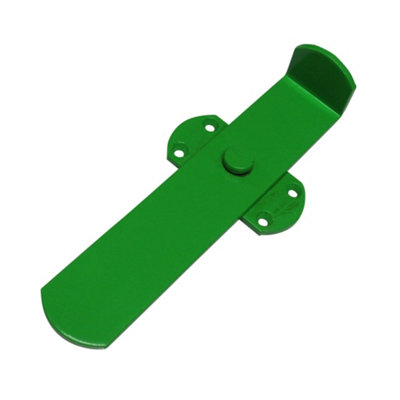 Heavy Duty Kick Over Latch - Green (Stable Door Kickover Catch Gate Lock)