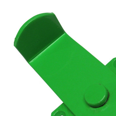 Heavy Duty Kick Over Latch - Green (Stable Door Kickover Catch Gate Lock)