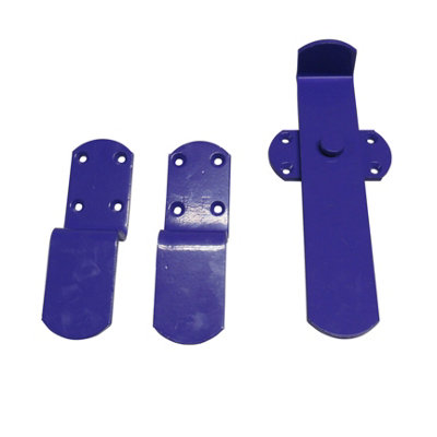 Heavy Duty Kick Over Latch - Purple (Stable Door Kickover Catch Gate Lock)