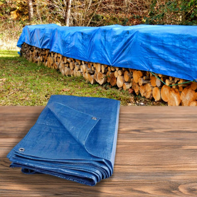 Heavy Duty Lightweight Tarpaulin Ground Sheet Multi Purpose Waterproof ...