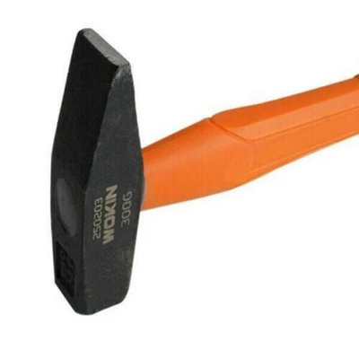 HEAVY DUTY MACHINIST HAMMER FIBERGLASS BLACKSMITH SOFT GRIP HAND TOOL 300G