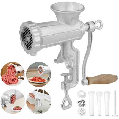 Heavy Duty Manual Cast Iron Meat Mincer & Sausage Maker with Steel ...