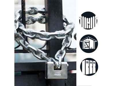 Heavy-Duty Master Lock Armoured 80Mm Zinc Body Shutter Padlock for ...