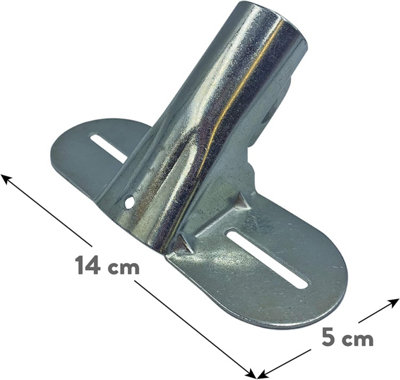 Heavy Duty Metal Broom Handle Bracket With Adjustable Brace Diameter ...