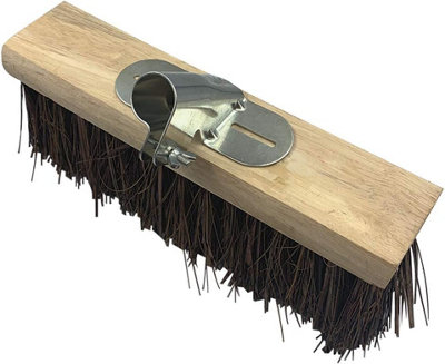 Heavy Duty Metal Broom Handle Bracket With Adjustable Brace Diameter