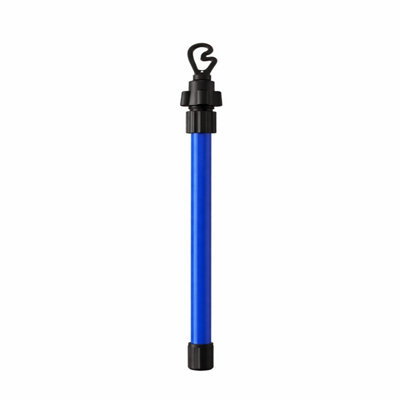 Heavy Duty Metal Clothes Line Support Pole 2.4M Telescopic Washing Line ...