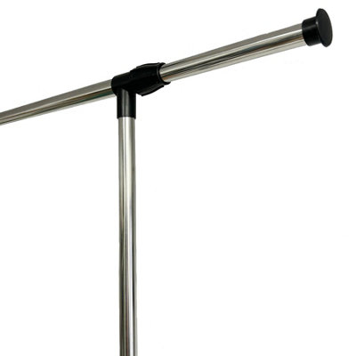 Heavy Duty Metal Clothes Rail Hanger Storage Rack Stainless Steel ...