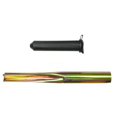 Heavy-Duty Metal Ground Spike with Plastic Cover Steel Anchor for ...