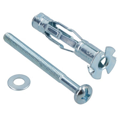 Heavy Duty Metal Plasterboard Cavity Hollow Wall Anchors With Screws ...