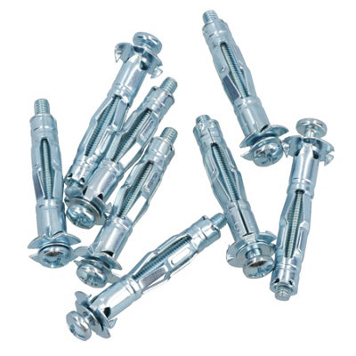Heavy Duty Metal Plasterboard Cavity Hollow Wall Anchors With Screws ...