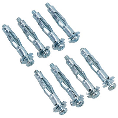 Heavy Duty Metal Plasterboard Cavity Hollow Wall Anchors With Screws ...