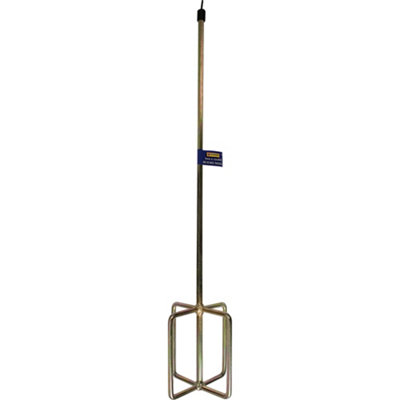 Heavy Duty Mixing Paint Plaster Rod Paddle Stirrer Whisk Tool 600 X 120Mm