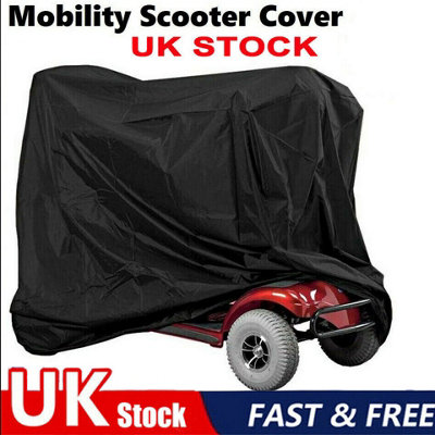 Heavy Duty Mobility Scooter Cover Dust UV Protection Black 145 60 150
