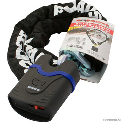 Heavy Duty Motorbike Motor Bicycle Chain Pad Lock Scooter Bike Cycle ...