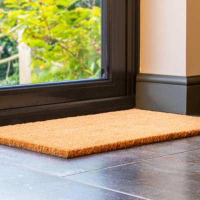 Heavy Duty Natural Coconut Coir Matting Indoor Outdoor Use Entrance ...